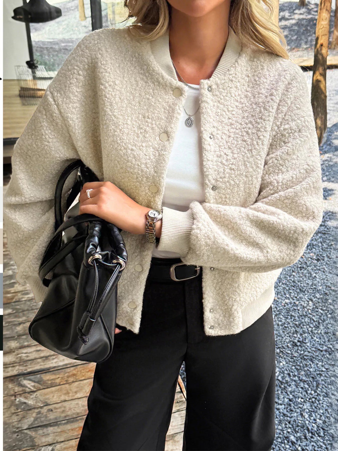 Furry Down Dropped Jacket - Only On HOORR